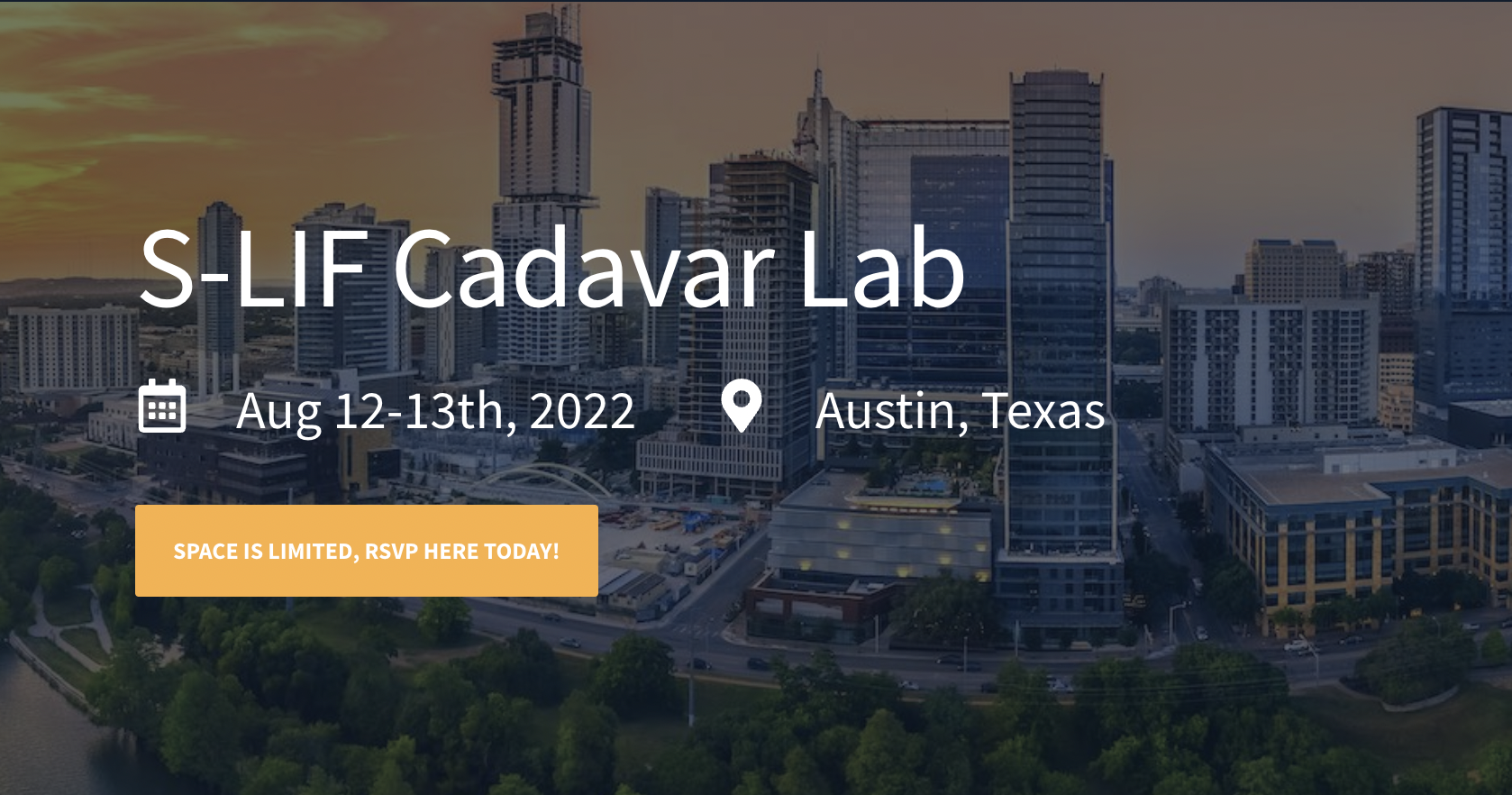 SLIF Cadavar Lab Aug 2022 Austin Texas